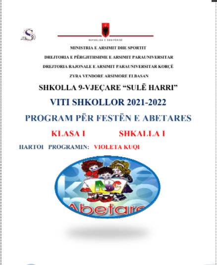 Program për Festën e Abetares nga mësuesja Violeta Kuqi | Arsimi