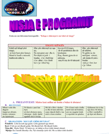 Program për Festën e Abetares nga mësuesja Violeta Kuqi | Arsimi